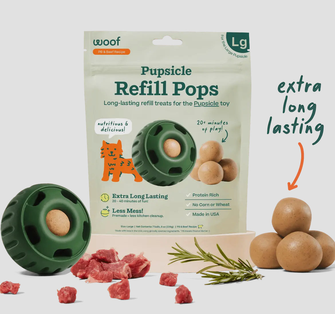 Beef Pupsicle pop – Wild at Heart Pet Company