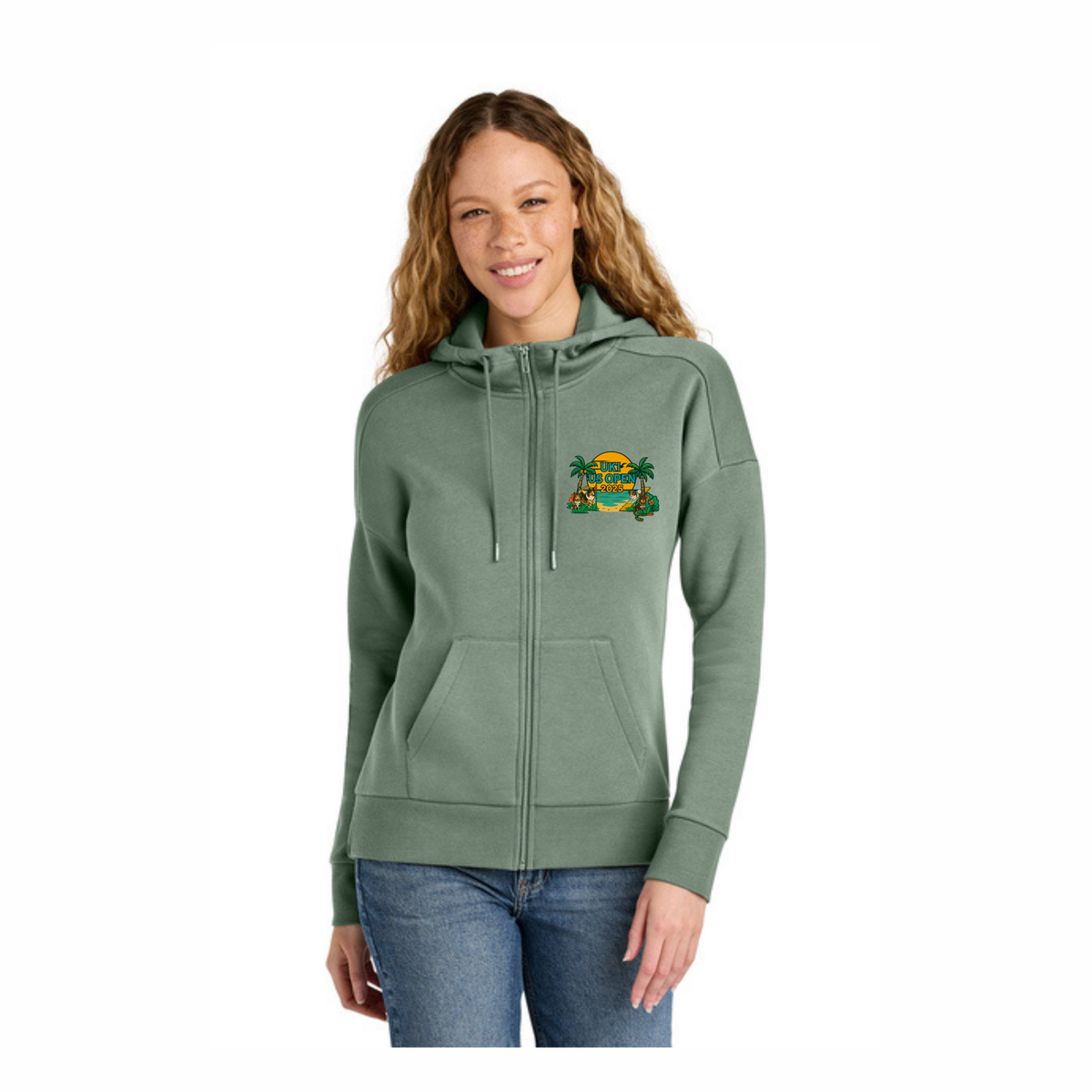 District Women's Drop Shoulder Jacket UKI US OPEN 2025 – Wild at Heart ...